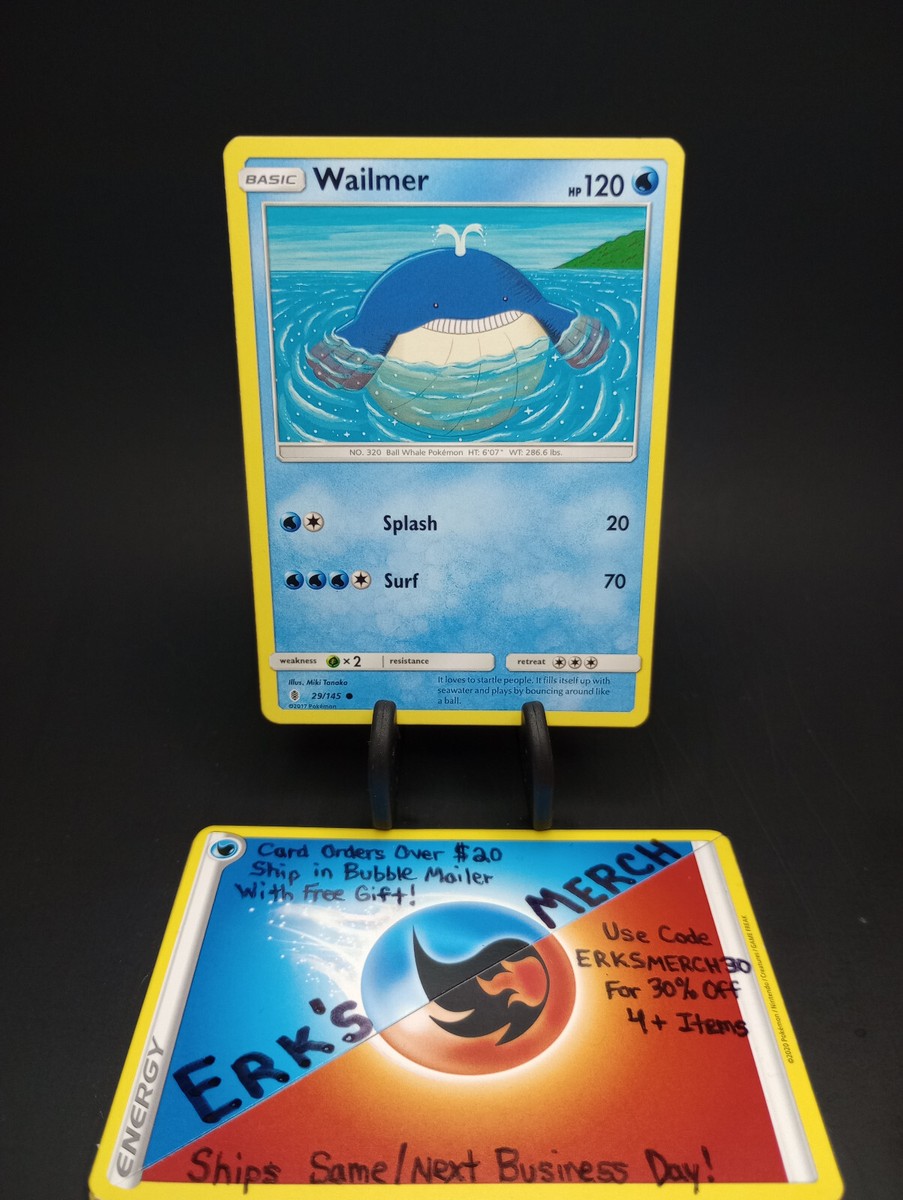 Wailmer Guardians Rising 29 Pokemon Card