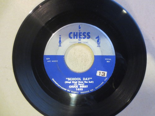 CHUCK BERRY-CHESS 1653-DEEP FEELING-SCHOOL DAY(Ring ring)45RPM-1957 ...