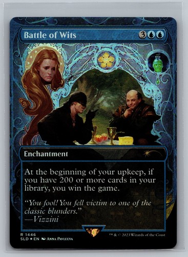 Battle of Wits FOIL Magic the Gathering Princess Bride Secret Lair MTG ...