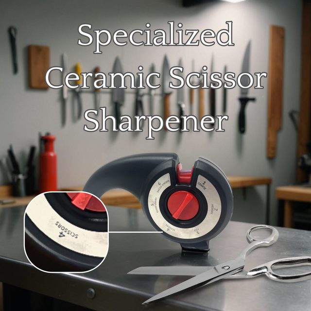 Cutlery Mania Knife Sharpening Tool, 6 in 1 Kitchen Knife and Scissor ...