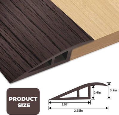 Vinyl Floor Transition Strip Door Threshold 36 Inch, Thresholds 1/2 ...