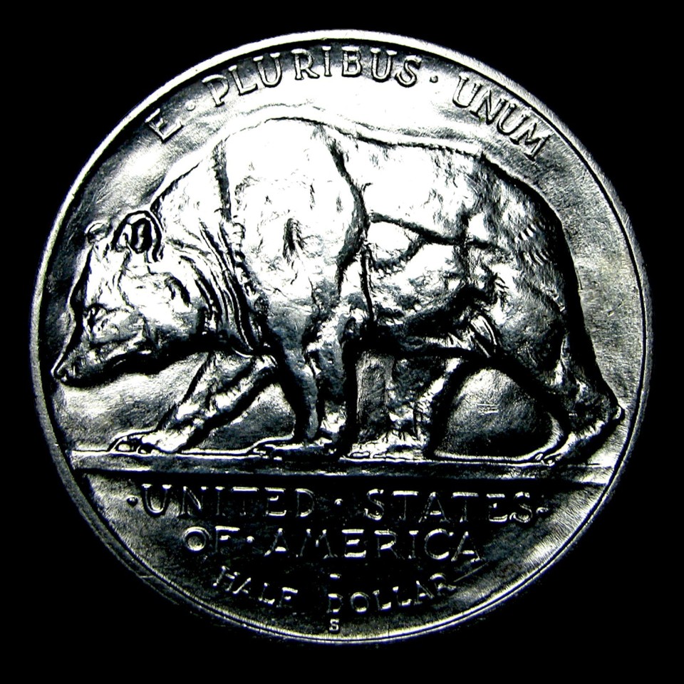 1925-S California Commemorative Half Dollar Silver Unc Stunning Coin - #438U | eBay