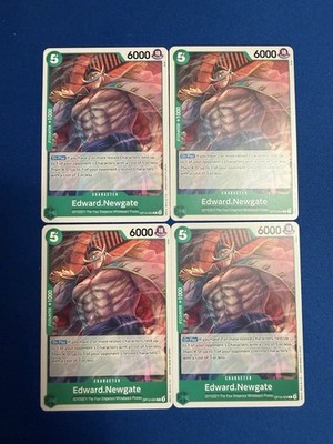 Edward Newgate One Piece TCG Royal Blood OP10-024 Common QTY 4 - ships ...