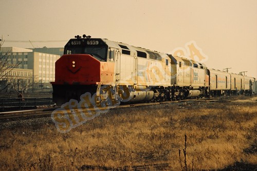 Vtg 1976 Train Slide 595 AMTK Amtrak Engine X4J010 | eBay