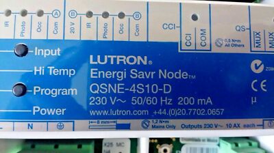 1PC QSNE-4S10-D LUTRON Energi Savr Node Controller 200mA 200V QSNE4S10D ...