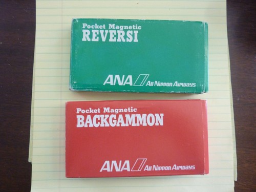 All Nippon Airlines ANA Magnetic Backgammon Chess & Checker Set and ...
