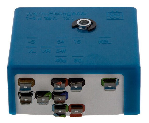 RELAY TURN SIGNAL FLASHER UNIT 9 PIN VOLKSWAGEN T1 BUG T2 BUS GHIA 1967 ...