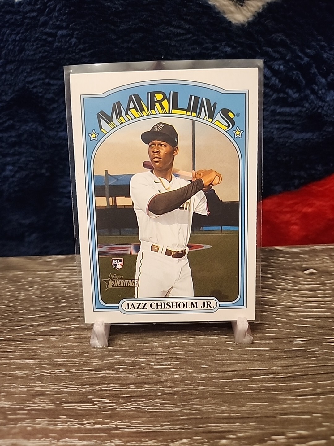 2021 Topps Heritage High Number Jazz Chisholm Jr. Rookie Card RC #665 ...