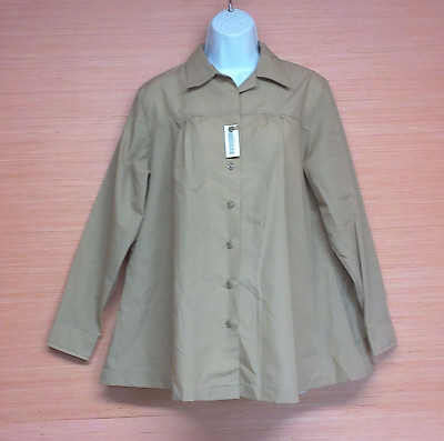 US Marine Corps Women's Long Sleeve Maternity Dress Uniform Shirt Size ...