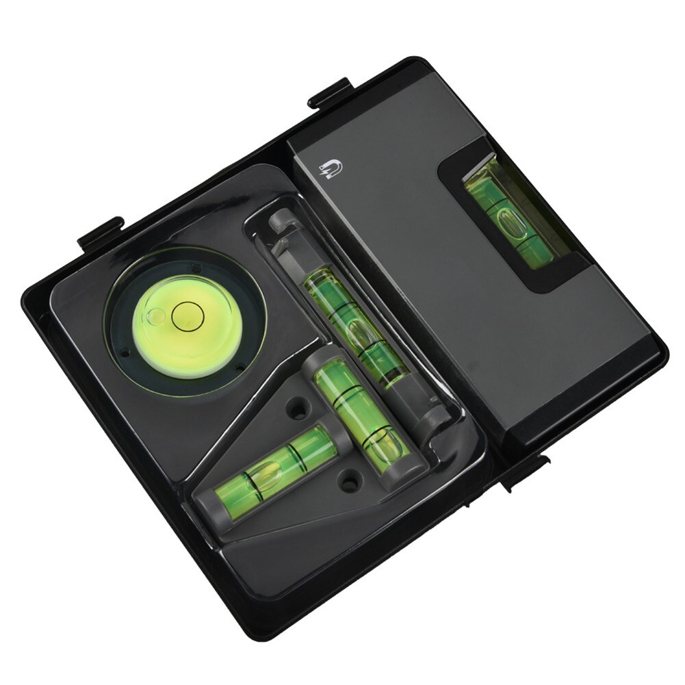 4x Bubble Level Meter Pocket Tape set with Magnetic Hanging Buckle Balance Ruler | eBay