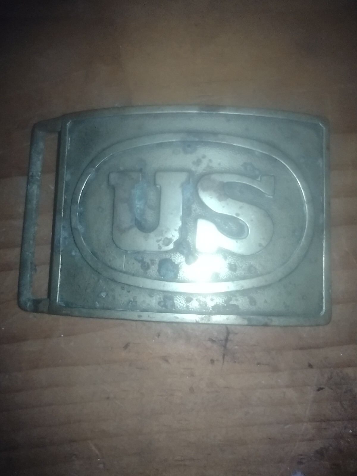 bianchi solid brass belt buckle us vintage 3"X2" Loop… - Gem