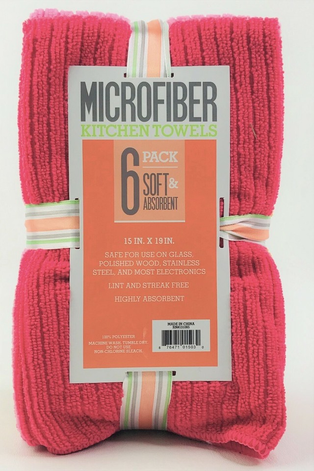 Microfiber Soft Absorbent All-Purpose Cleaning Cloth 10pc or Kitchen ...