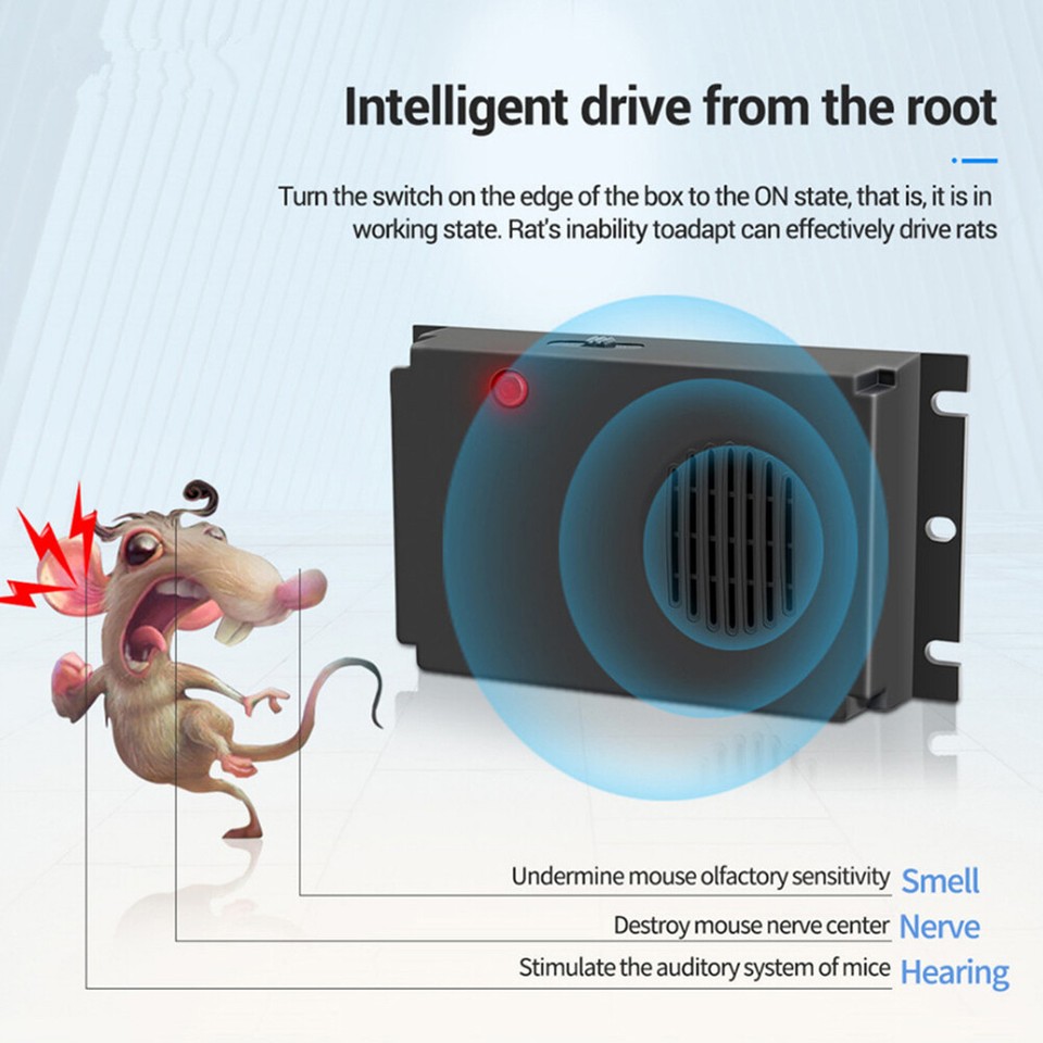 Ultrasonic Mouse Repellent Non-Toxic Electronic Mouse Repellent for ...