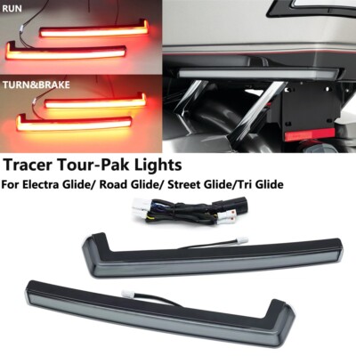 For Harley Road King FLHR/I 2014-2022 LED Tour Pak Pack Accent Side ...