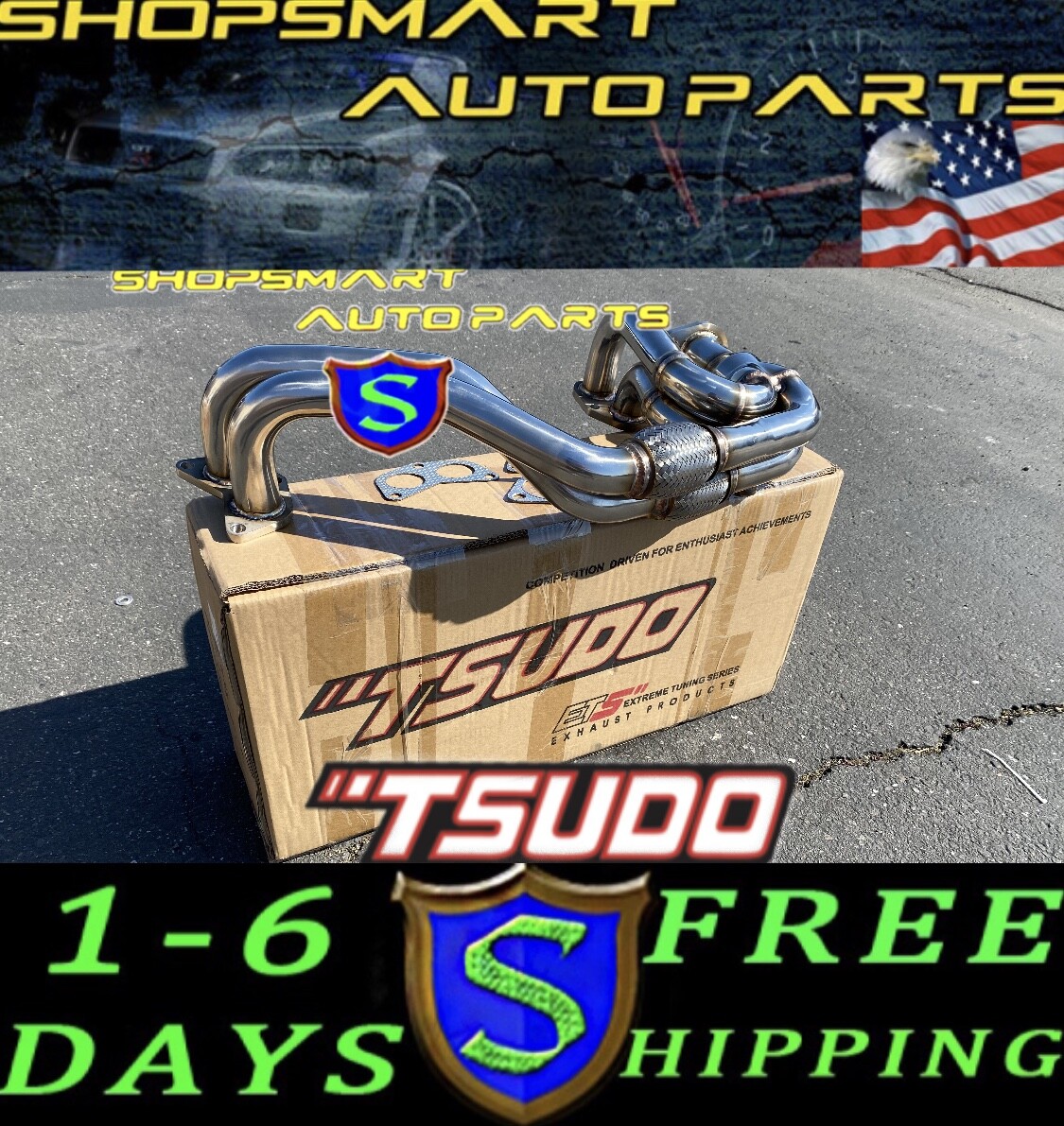 TSUDO Unequal Length UEL race Headers FOR Scion FRS 13 14 15 16 FA20 | eBay