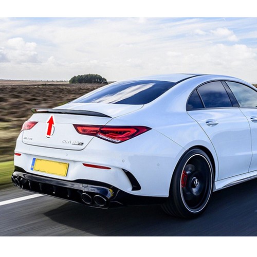 Sale~Matte Black Fit For Mercedes BENZ W118 CLA250 REAR V TRUNK SPOILER ...