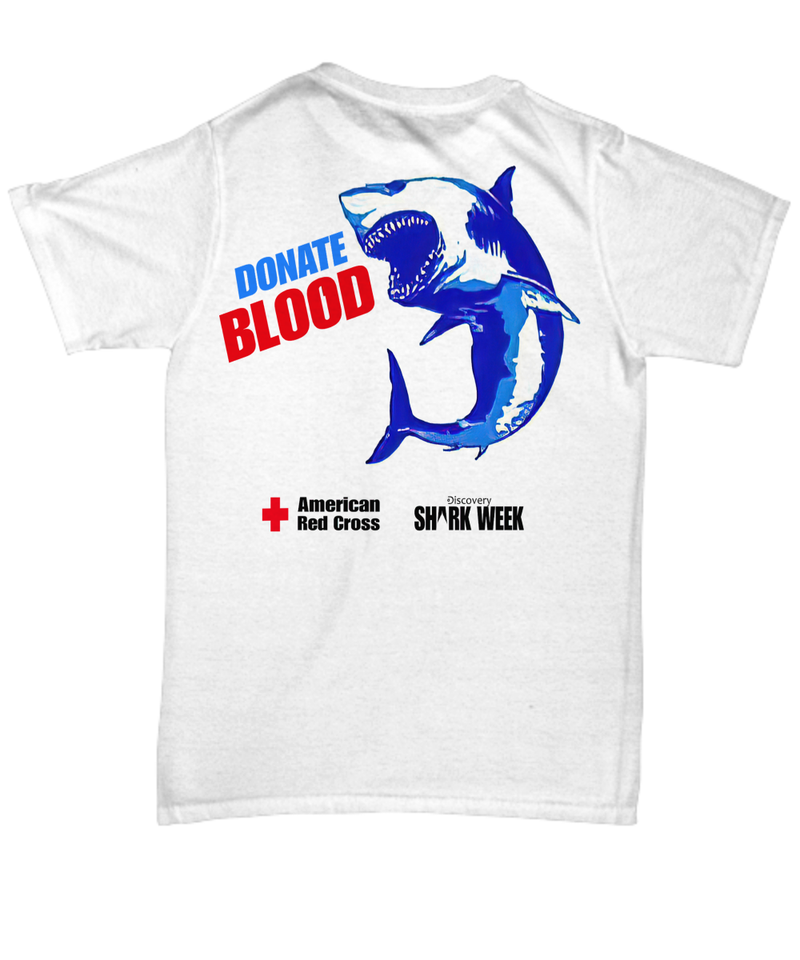 NEW American Red Cross Shark Week Donate Blood T-Shirt Size S -Small ...