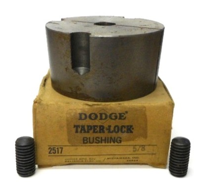 DODGE TAPER LOCK BUSHING, 2517 **5/8"** APPROX 3 3/8" LARGEST OD, 1 3/4 ...
