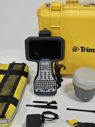 Trimble R10 GPS GNSS Beidou Galileo RTK UHF Receiver w/ Spectra Ranger ...