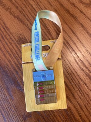 2020 RunDisney Virtual Challenge Ticket Book Finisher Medal Brand New ...