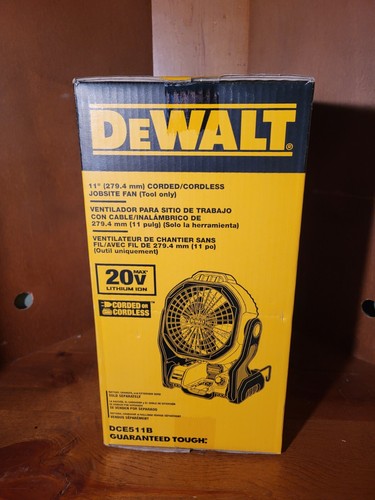 Dewalt DCE511B jobsite fan 20v max Lithium Ion tool only new in box | eBay