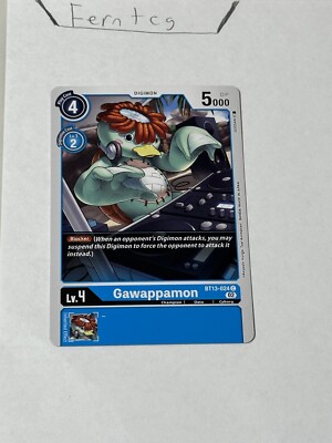 Digimon Gawappamon Common NM Versus Royal Knight Ships Same Day! | eBay