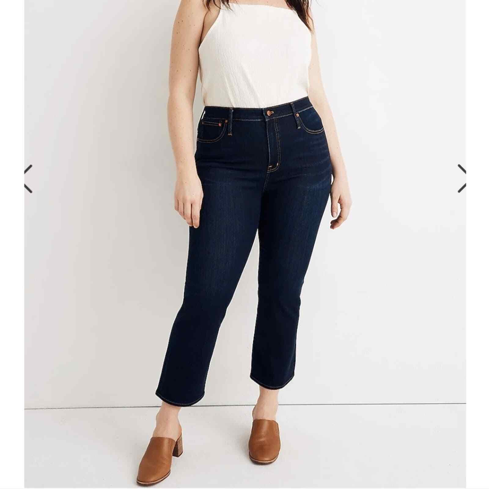 Madewell Tall Curvy Cali Demi-Boot Jeans in Larkspur Wash Size 29T | eBay