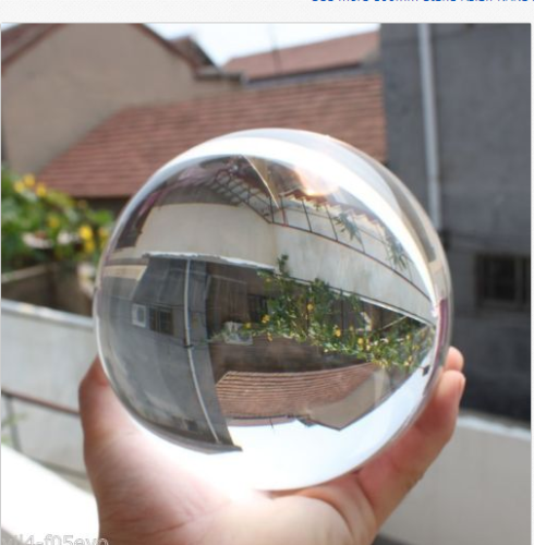 100MM TO 200mm Round Glass Crystal ball Sphere Buyers select the size ...