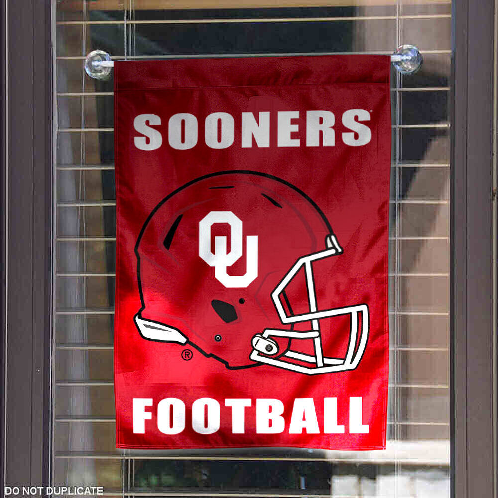 OU Sooners Football Helmet Garden Yard Banner | eBay