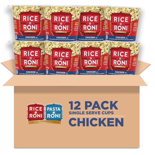 Rice-A-Roni Cups Chicken Flavor 1.97Oz Pack of 12 Cups 691044382995| eBay