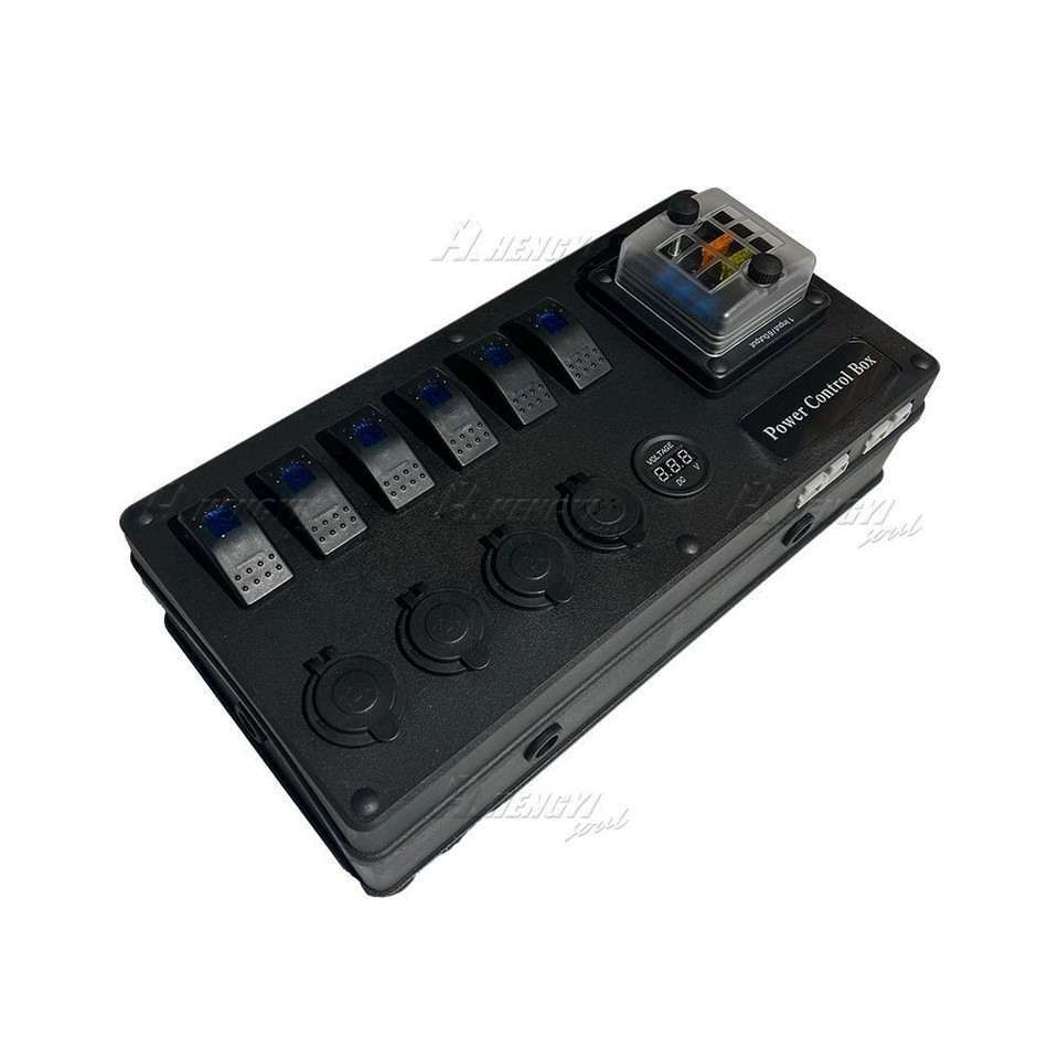 Electrical Centre Battery Power Control Box 12/24V ON Off Switch Panel ...