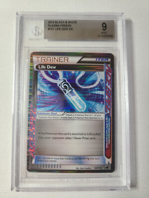 BGS 9 Pokemon Life Dew AR 2013 Pokemon Black and White Plasma Freeze | eBay
