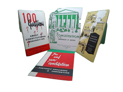 Kentucky Constitution convention brochures lot 4 1960 | eBay