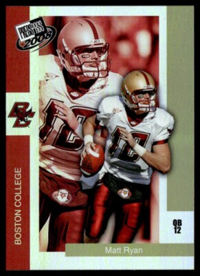 2008 Press Pass Wal-Mart Exclusive Red Matt Ryan Rookie Boston College ...