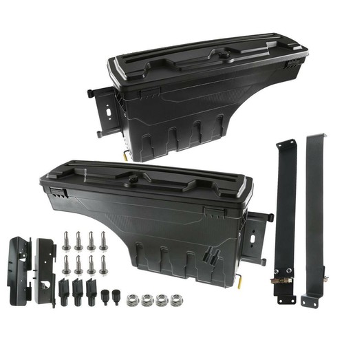 2x Rear Plastic Tooling Storage Box Tool Box for Toyota Tundra 2007 ...