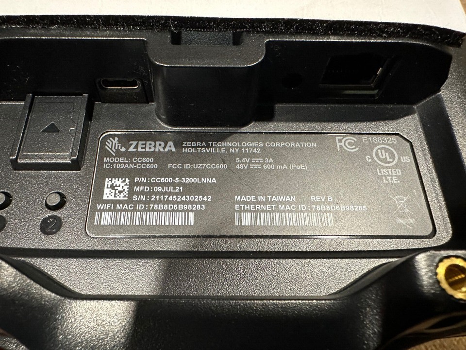 Zebra CC600 Customer Concierge Kiosk PN: CC600 missing cord untested | eBay