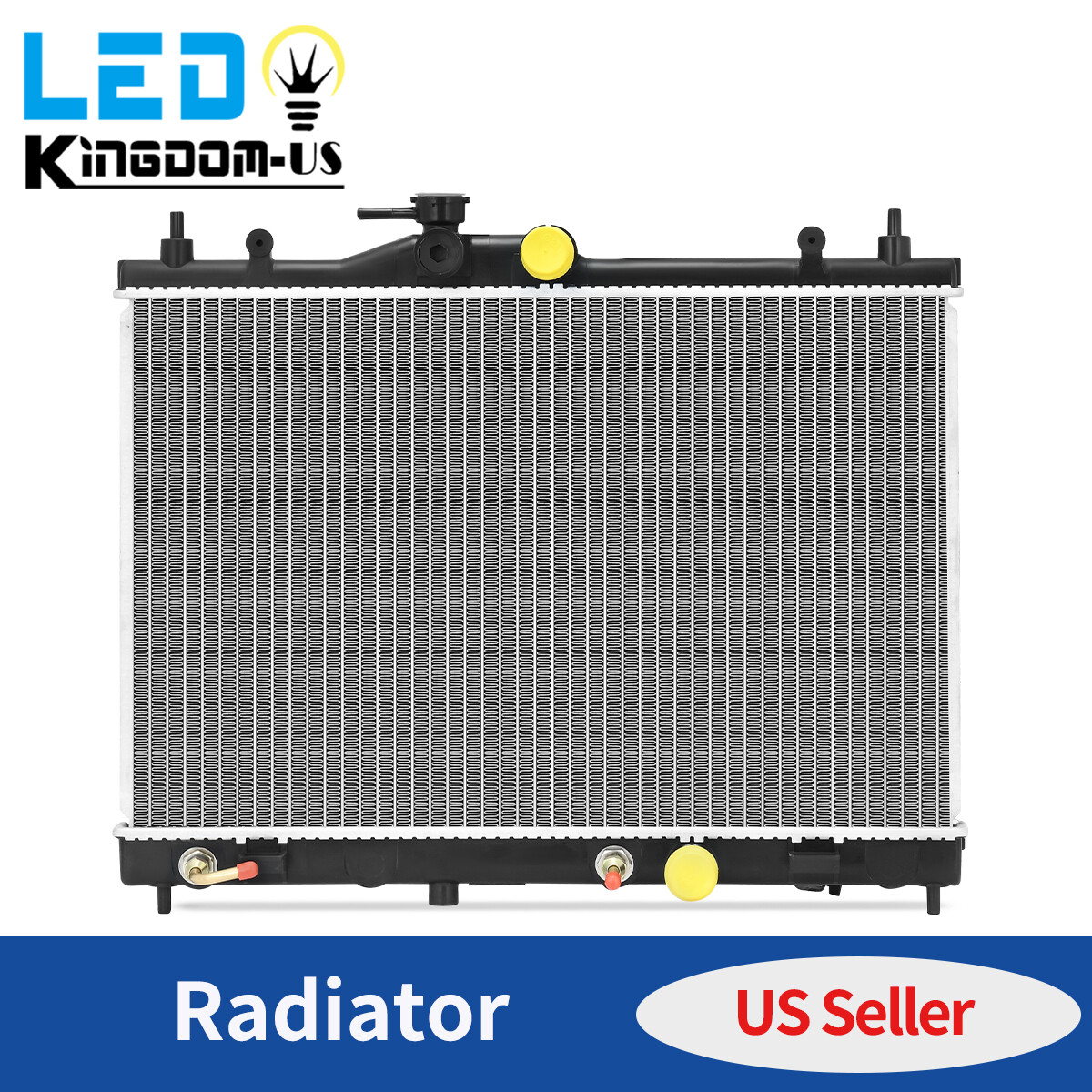Aluminum Radiator For 2007 2008 2009 2010 2011 Nissan Versa Tiida 1.6L ...