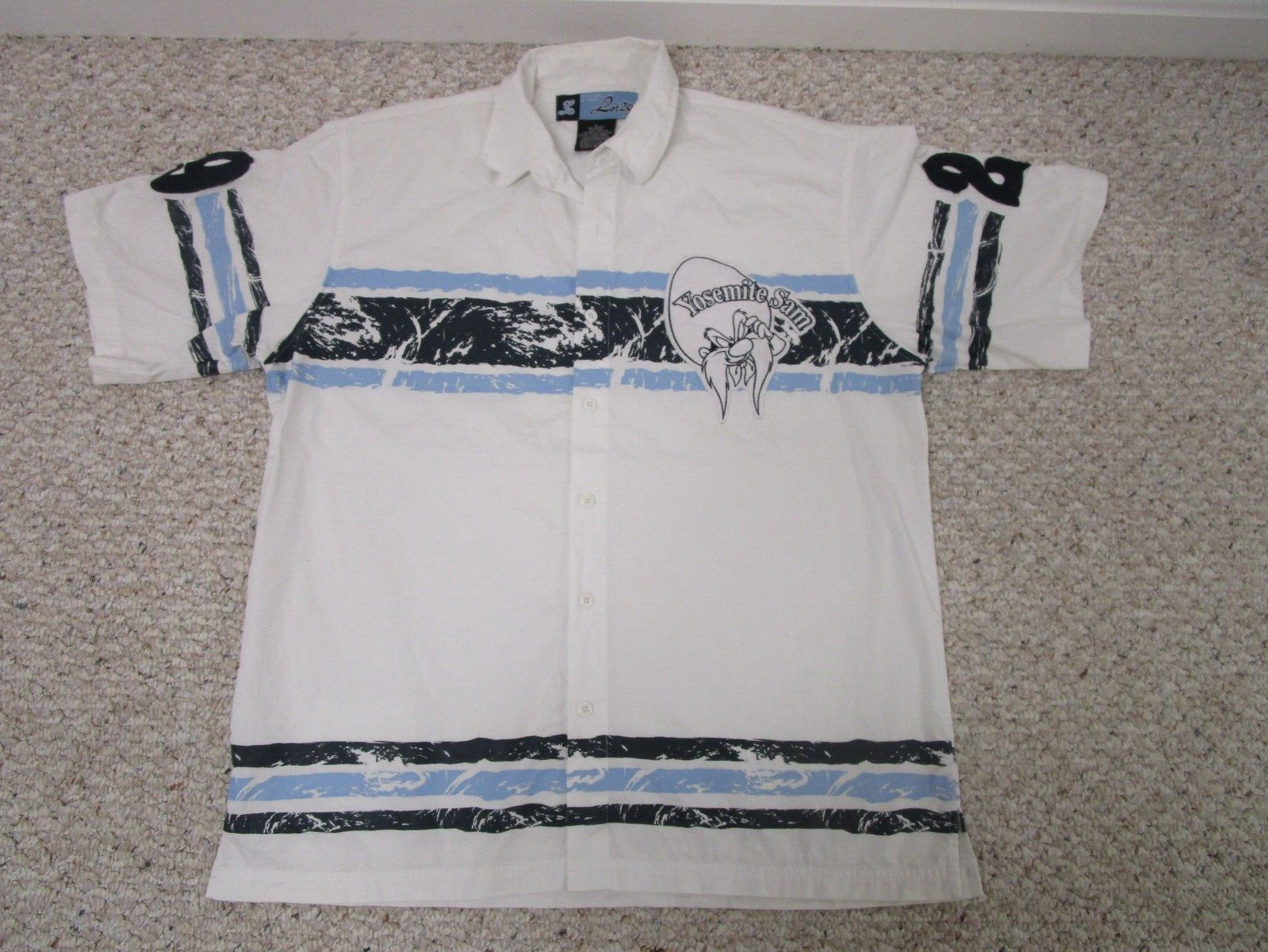 Lot 29 Vintage Looney Tunes Yosemite Sam Button Up Wh… - Gem