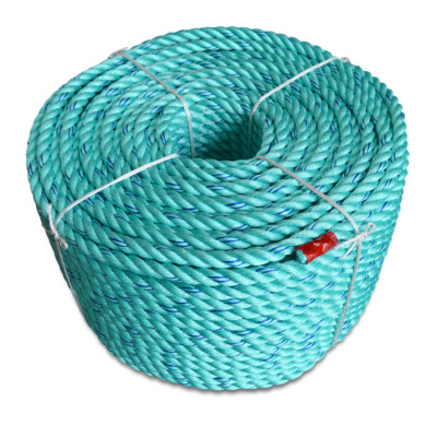 CWC BLUE STEEL ROPE - 3/4" X 600' TEAL W/DARK BLUE TRACER | eBay