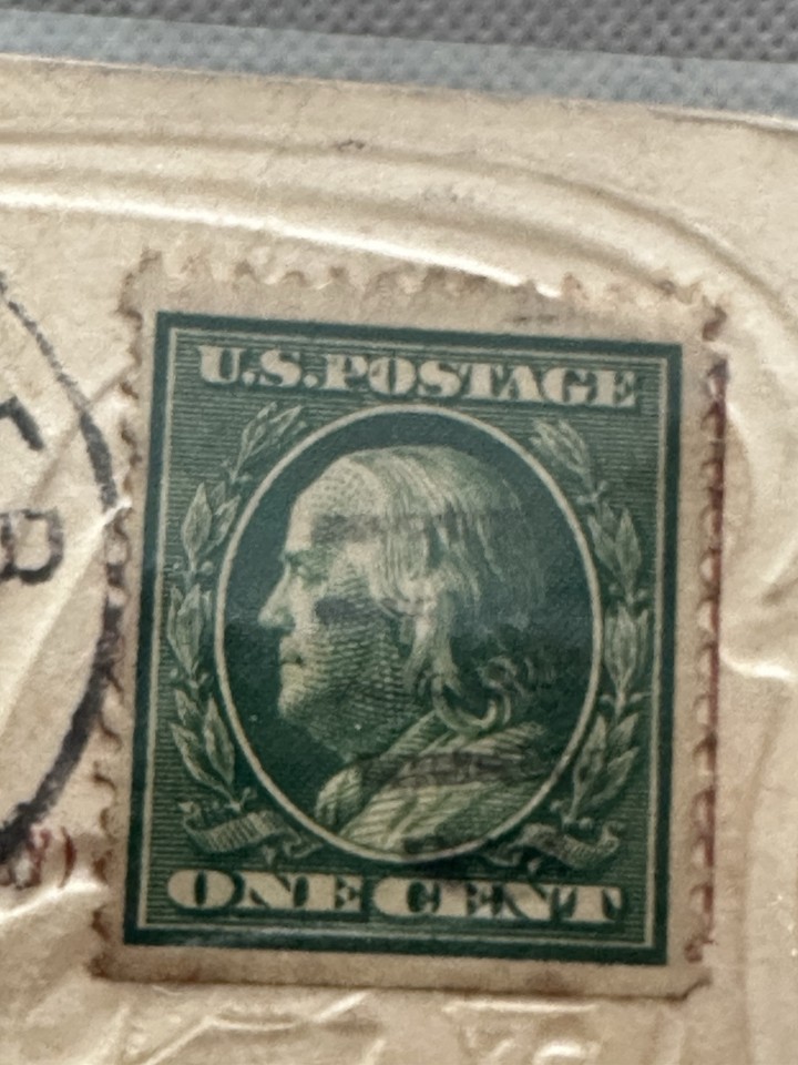 Antique Postcards 1909 With One Cent Stamps Lot Of 4 | eBay