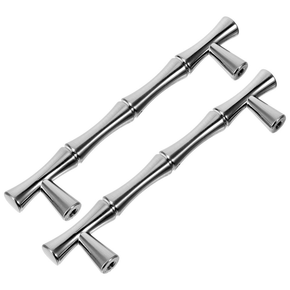 2 Pcs Bamboo Joint Handle Modern Door Handles for Dresser Drawers ...