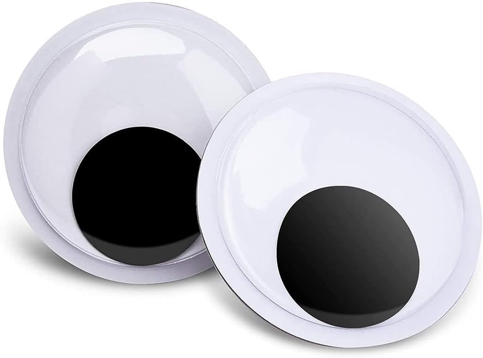 6 Inch Giant Googly Eyes, Large Wiggle Eyes with Self Adhesive for DIY ...