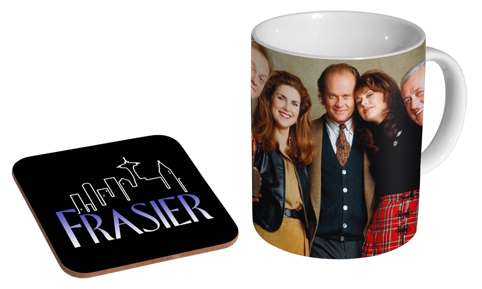 Frasier Awesome 90s TV - Coffee / Tea Mug And Coaster Gift Set | eBay UK