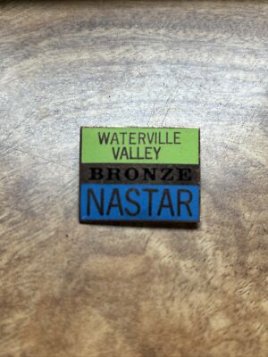 NASTAR Waterville Valley NH SKI RESORT PINBACK PIN 80s 90s Rare Vtg ...