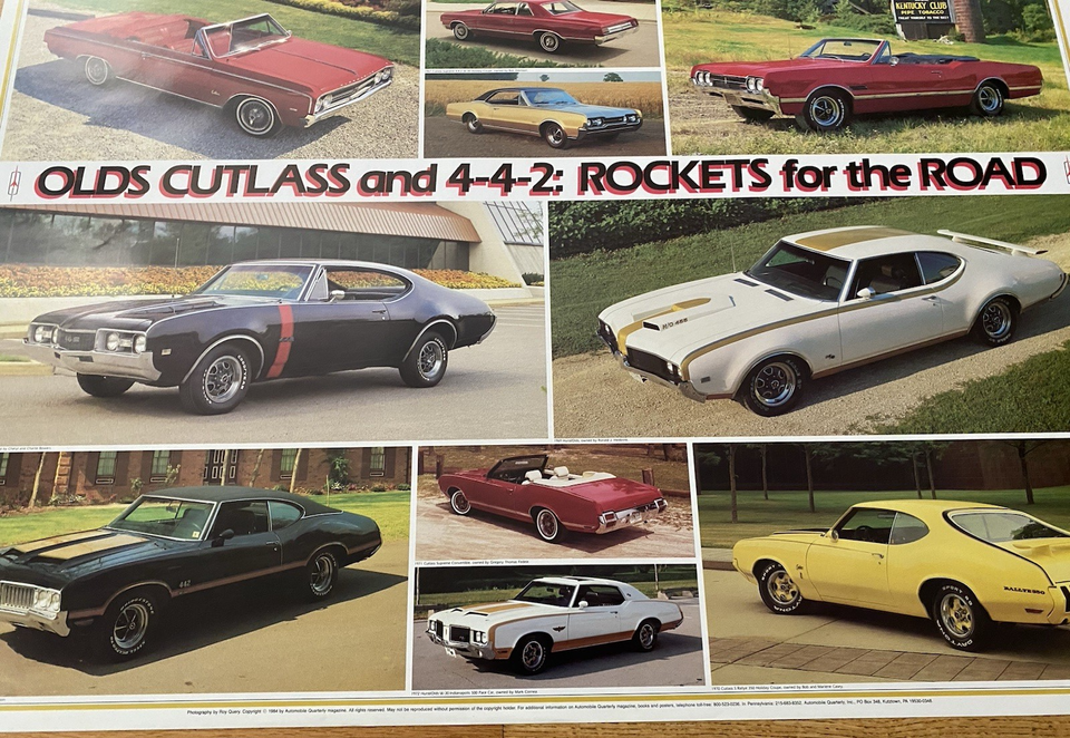 1984 By Automotive Quarterly Olds Cutlass and 4-4-2:Rockets For The ...