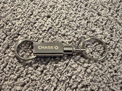 Silver Twist-Lock Key Separator Chase Bank Keychain | eBay
