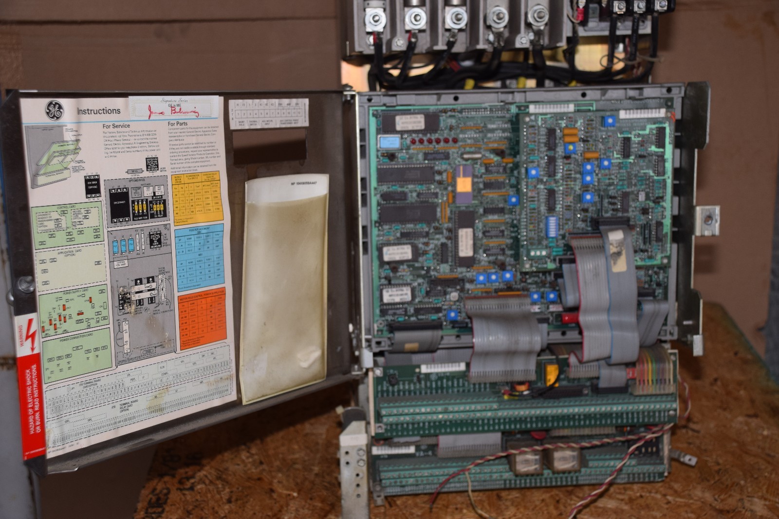 GE GENERAL ELECTRIC DC-300 Adjustable speed drive 7VXAS057CD06 15HP ...