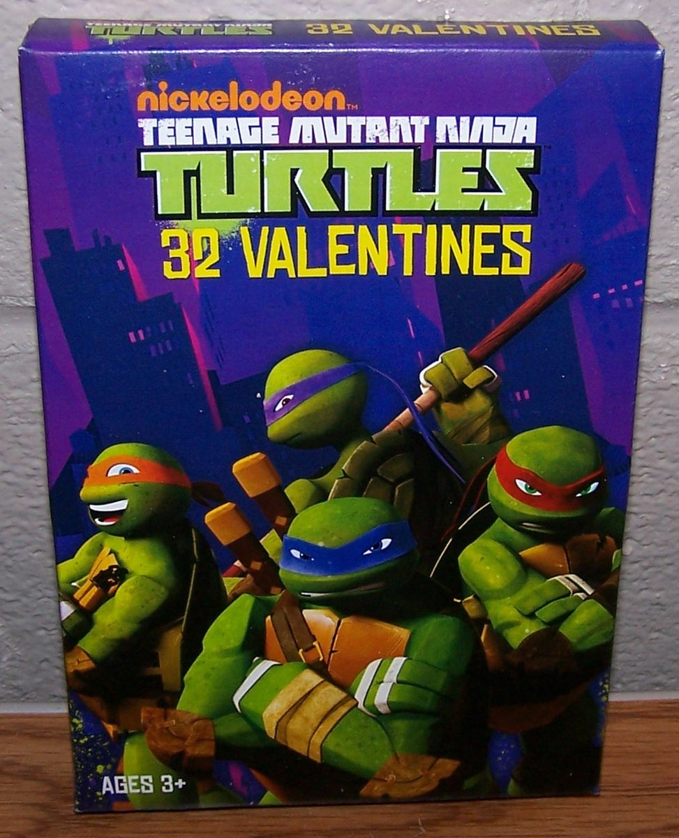Teenage Mutant Ninja Turtles Valentine Cards
