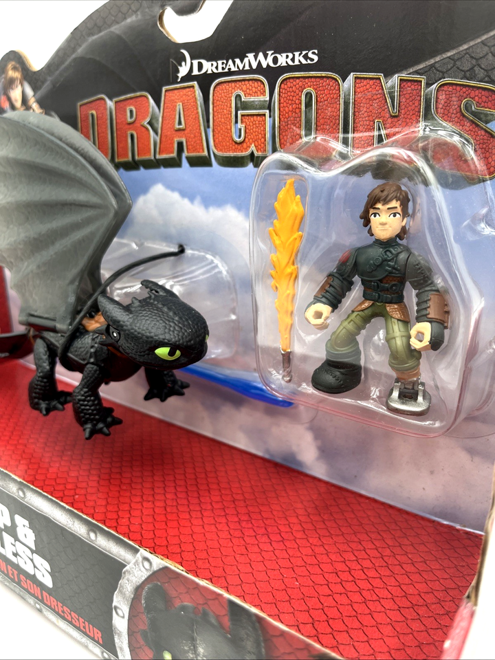 Dreamworks Dragons Hiccup Toothless Dragon Riders 2 Pack How to Train ...