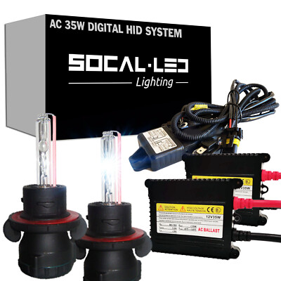 SOCAL-LED AC 35W H13 9008 HID BI-XENON Kit Super Bright Dual Beam ...
